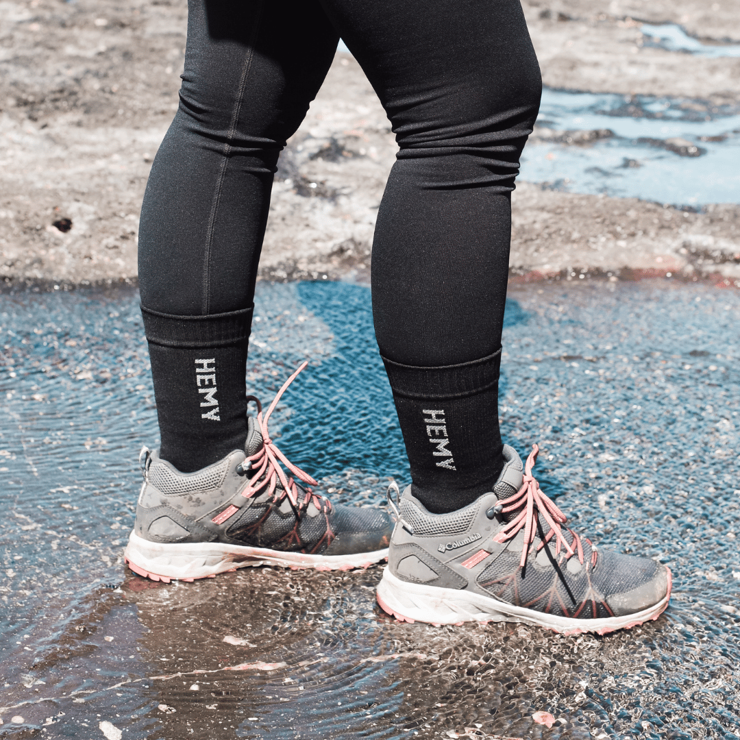 HEMY™ Crew Waterproof Socks – Breathable, Durable & Moisture-Wicking – Hemy