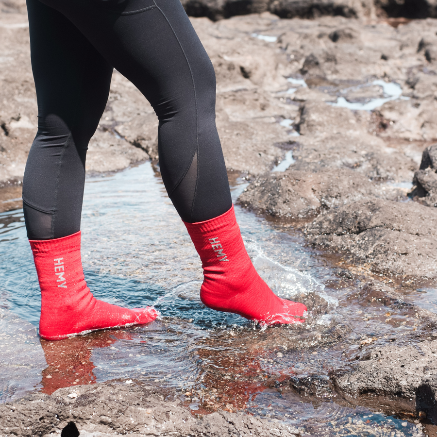 HEMY™ Crew Waterproof Socks - Breathable, Durable, Performance – Hemy