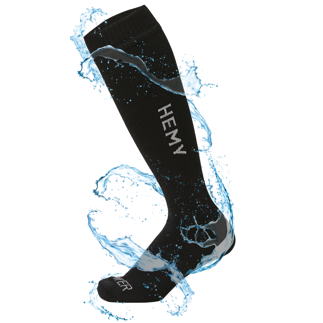 HEMY™ Knee-High Waterproof Socks - Breathable, Durable, Performance – Hemy