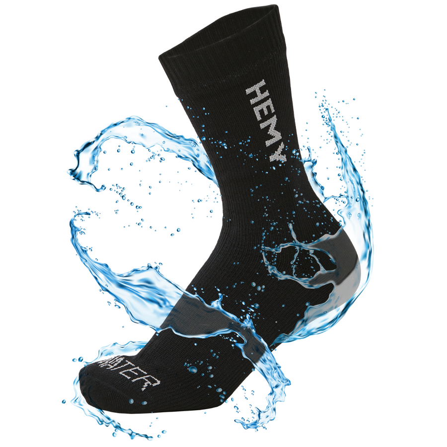 HEMY™ Crew Waterproof Socks - Breathable, Durable, Performance – Hemy